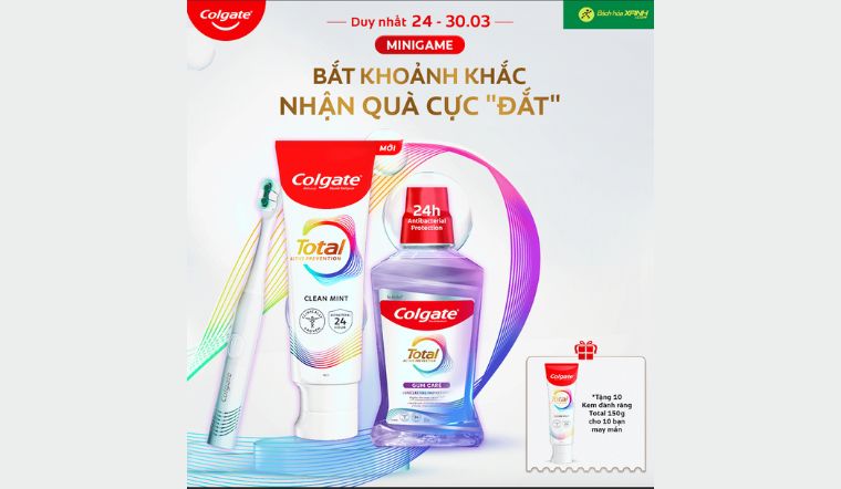 Minigame Bắt trọn khoảnh khắc - Đón chào siêu phẩm Colgate mới