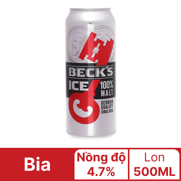 Bia Beck's Ice lon cao 500ml giá tốt tại Bách hoá XANH