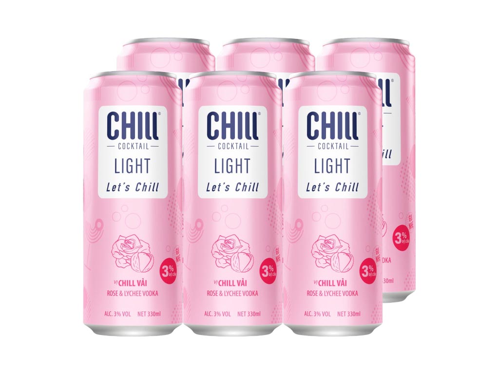 6 cocktail Chill Rose Lychee Vodka 330ml tại Bách Hoá XANH
