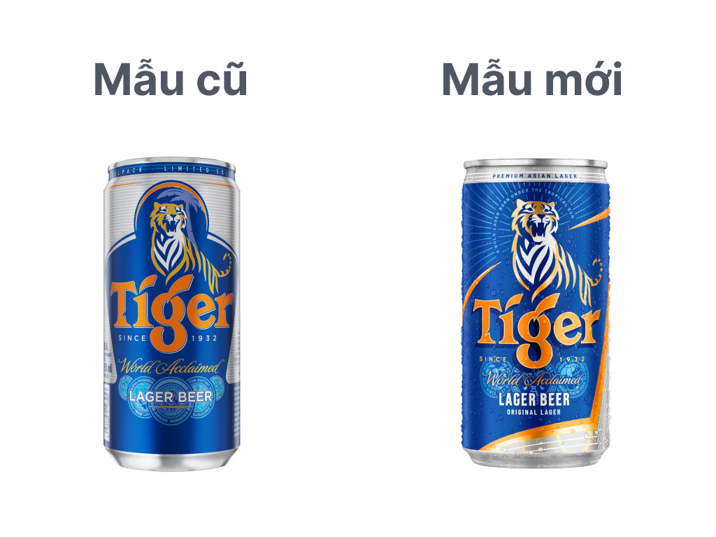 Bia Tiger lon 250ml | Bách Hoá XANH