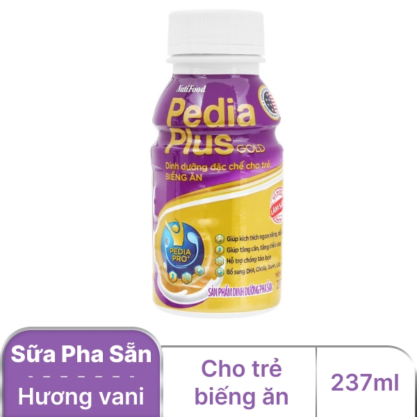 Sữa pha sẵn Nuti Pedia Plus 237ml giá tốt tại Bách hoá XANH