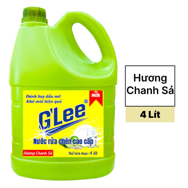 Nước rửa chén G'Lee chanh sả 4 lít giá tốt Bách Hoá XANH