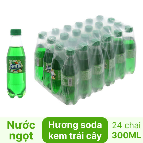 24 chai nước Fanta soda kem 300ml giá tốt tại Bách hoá XANH