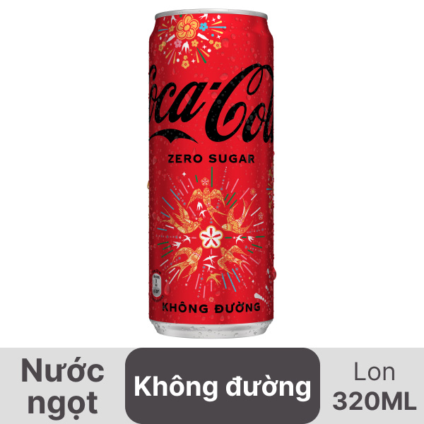 Nước ngọt Coca Cola Zero 320ml giá tốt tại Bách hoá XANH