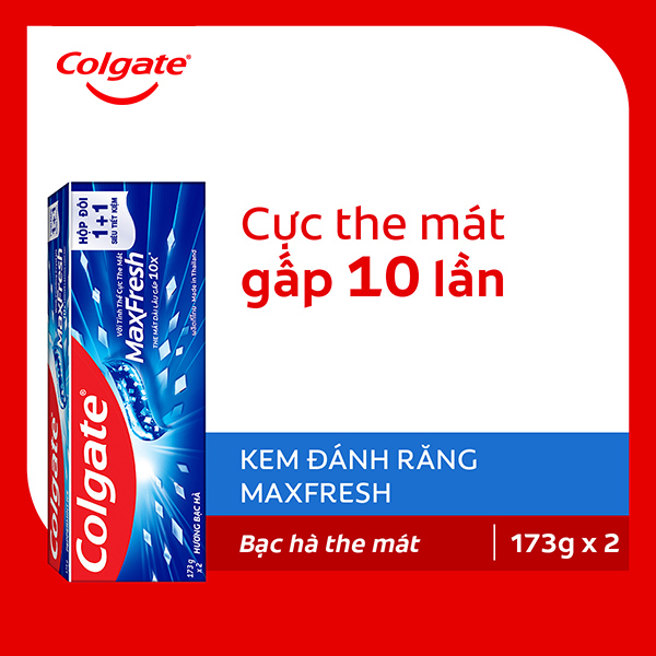 2 đánh răng Colgate MaxFresh 350g giá tốt tại Bách hoá XANH