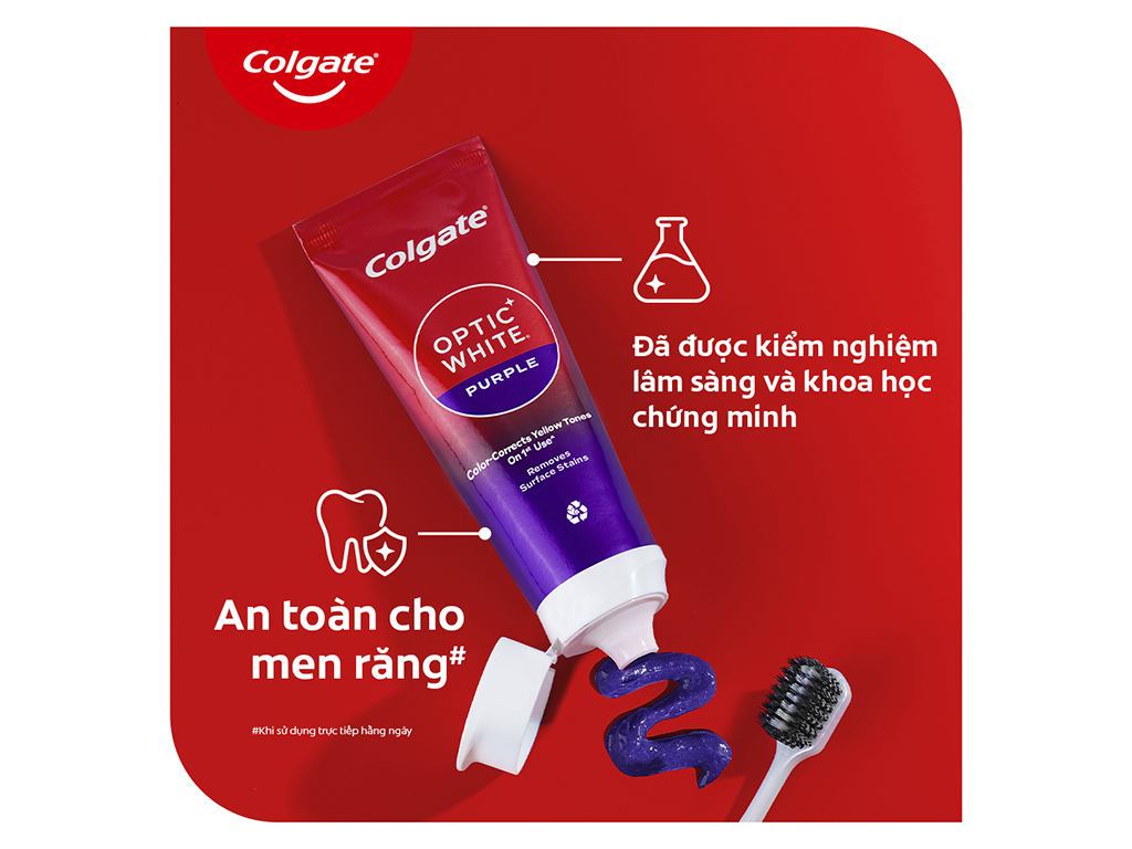 3 tuýp kem đánh răng Colgate Purple 100g tại Bách hóa XANH