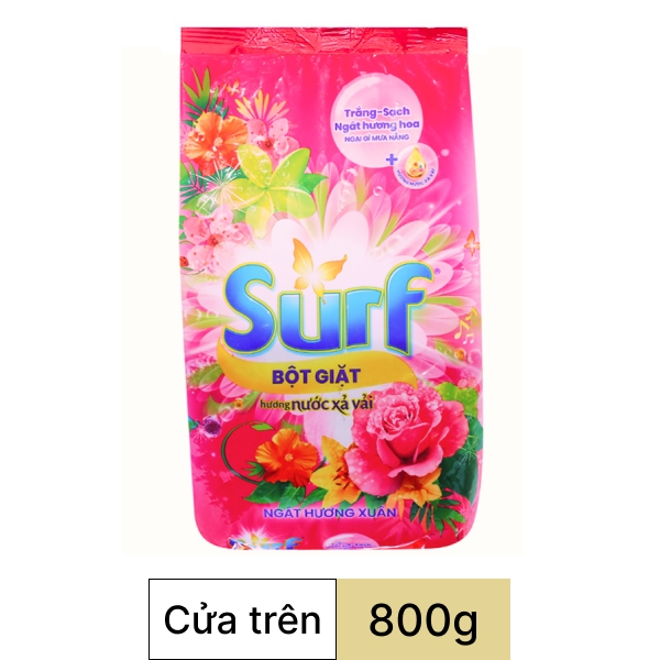 Bột giặt ngát hương xuân Surf 800g giá tốt tại Bách hoá XANH