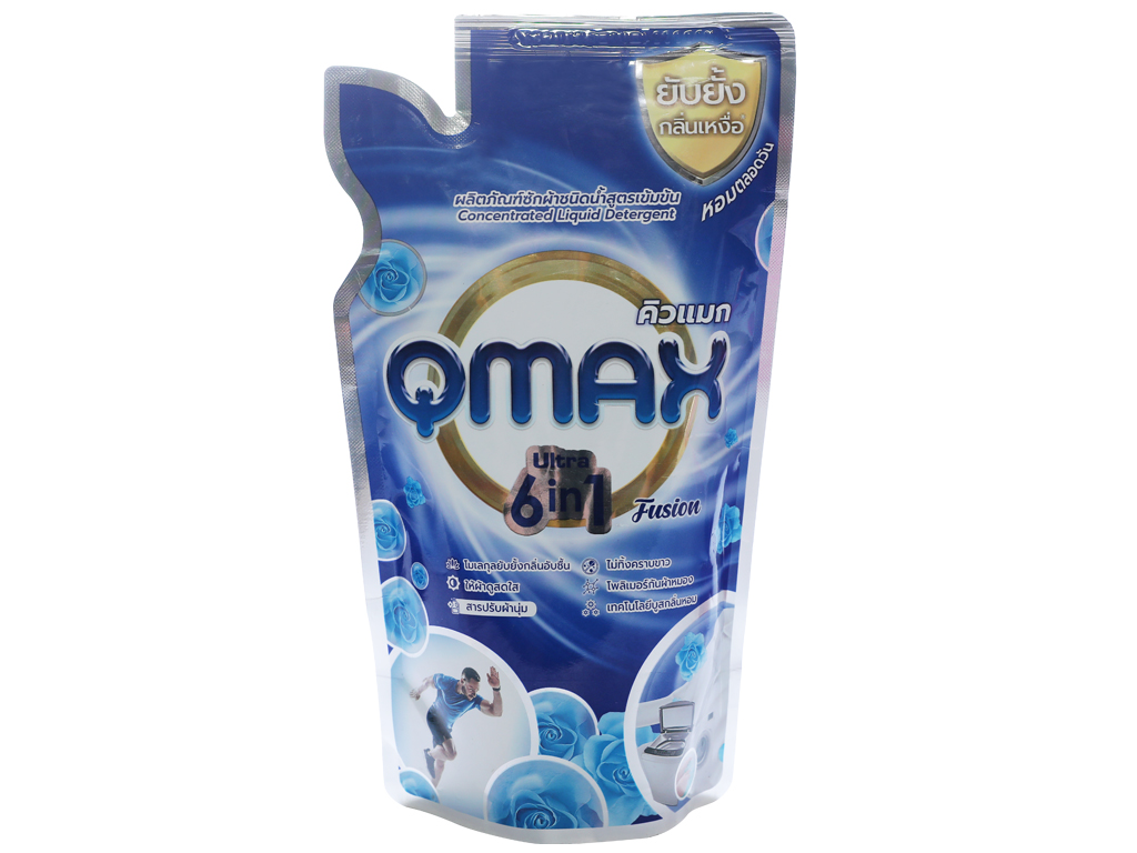 Nước giặt QMAX 6 trong 1 Xanh túi 300ml Bách hoá XANH