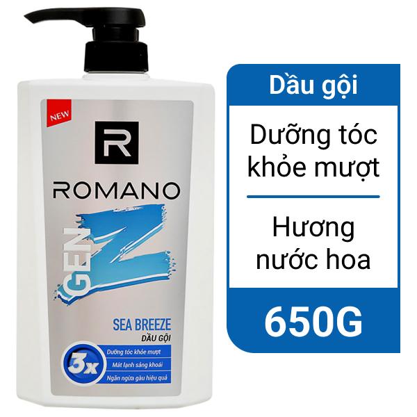 Dầu gội Romano Genz Sea Breeze 610g tại Bách hóa XANH