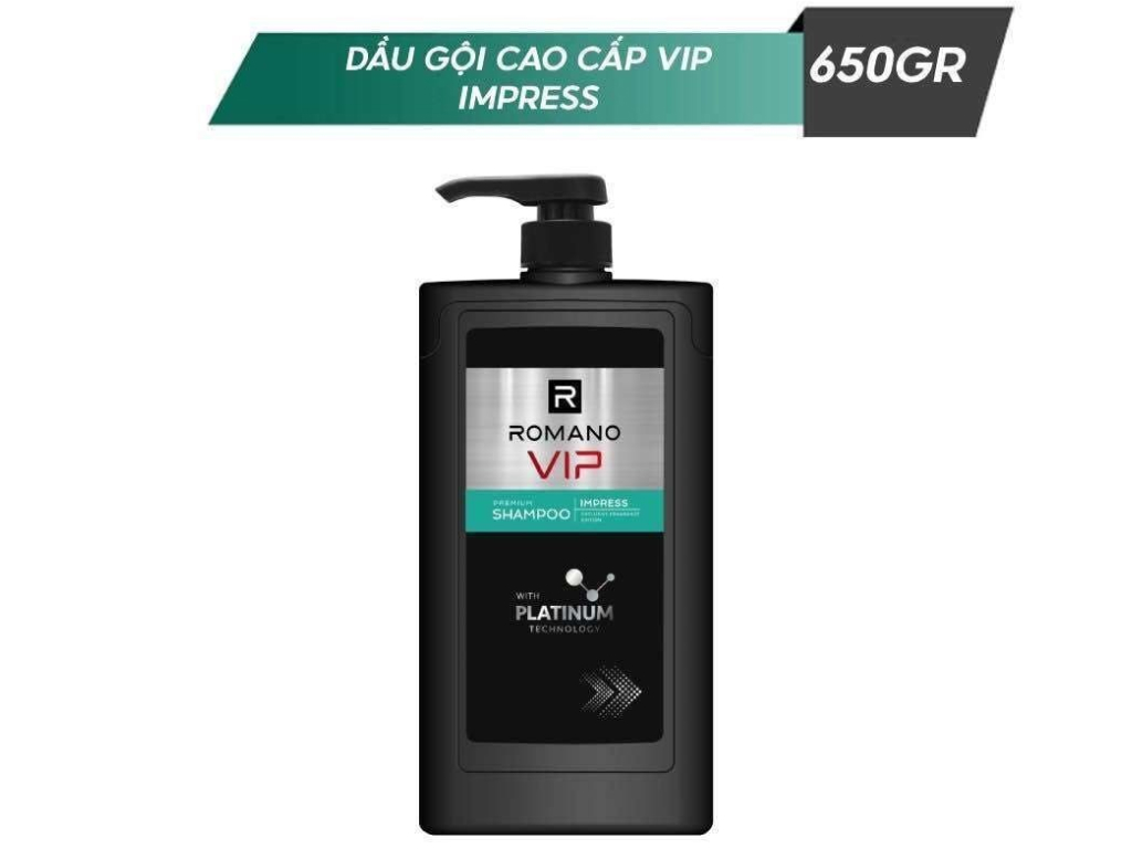 Dầu gội Romano Vip Impress 650g tại Bách hóa XANH