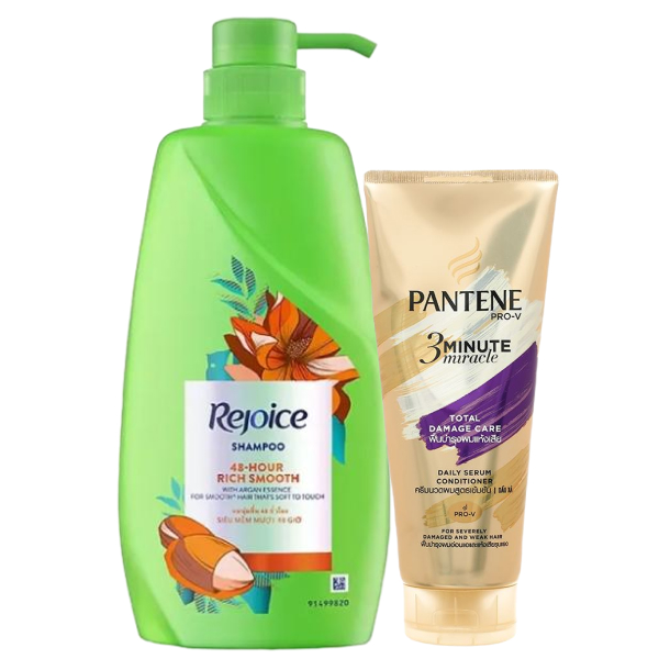 Combo dầu gội Rejoice và kem xả Pantene tại Bách hóa XANH