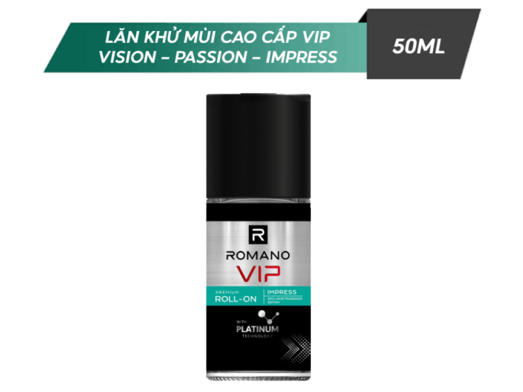 Lăn khử mùi Romano Vip Impress 50ml tại Bách Hóa Xanh