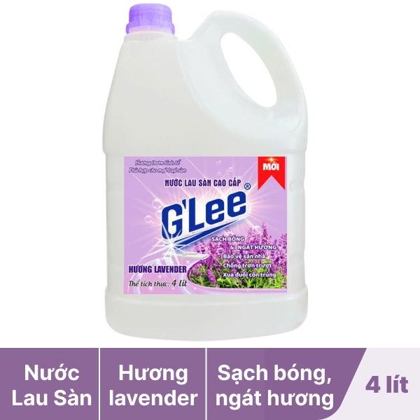 Nước lau sàn G'Lee lavender 4 lít giá tốt tại Bách hóa XANH