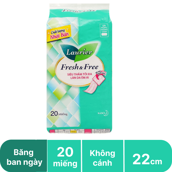 Băng vệ sinh Laurier thấm mỏng giá tốt tại Bách hoá XANH