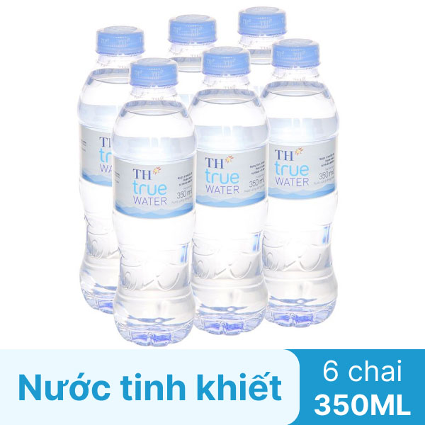 6 chai nước TH True Water 350ml giá tốt tại Bách hoá XANH