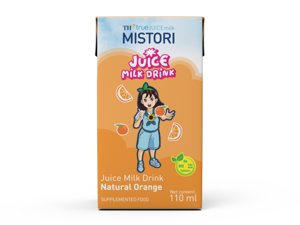 Lốc 4 hộp sữa trái cây Mistori cam 110 ml | Bách Hoá XANH