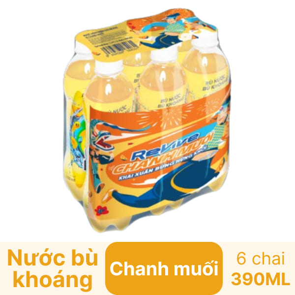 24 chai nước chanh muối 390ml tại Bách hoá XANH