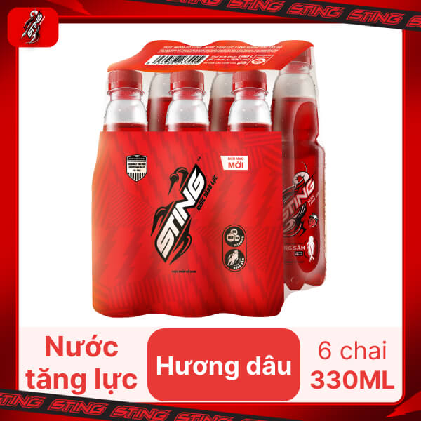 Nước tăng lực Sting vị dâu 330ml giá tốt tại Bách hoá XANH