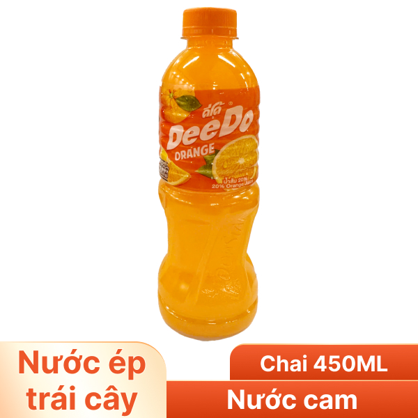 Nước cam Deedo Fruitku 450ml cực thơm ngon