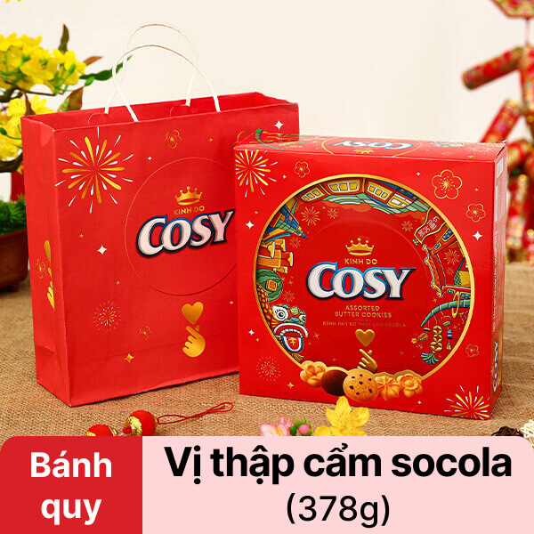 Bánh quy thập cẩm socola Cosy 378g giá tốt tại Bách hoá XANH