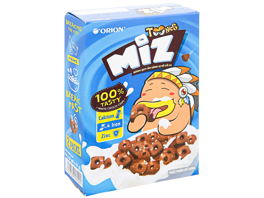 Thùng 20 hộp Bánh quy socola Orion Miz 54g tại Bách hóa XANH
