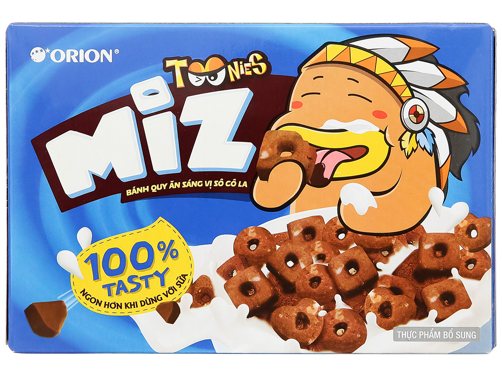 Thùng 20 hộp Bánh quy socola Orion Miz 54g tại Bách hóa XANH