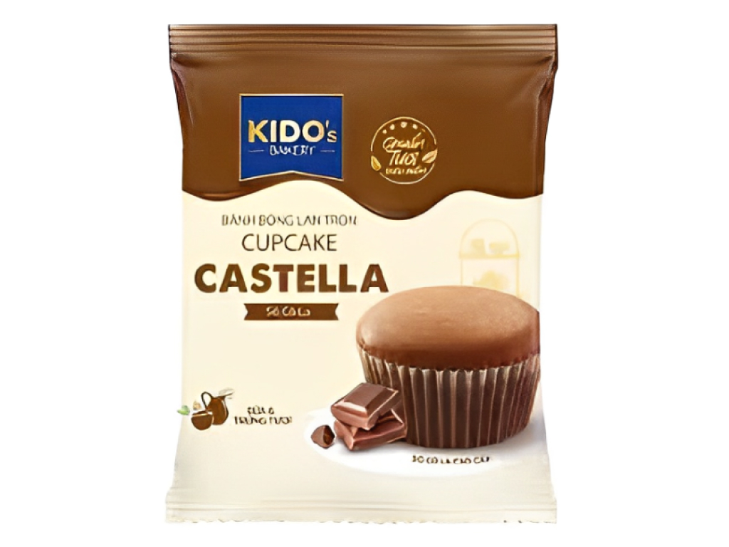 Bánh cupcake socola Kido's Castella 120g tại Bách hóa XANH