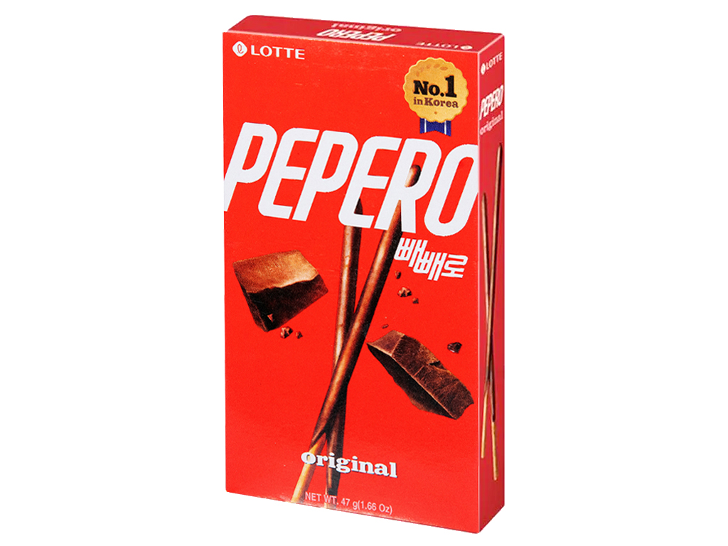 Bánh que Lotte Pepero Original vị socola 47g Bách hoá XANH