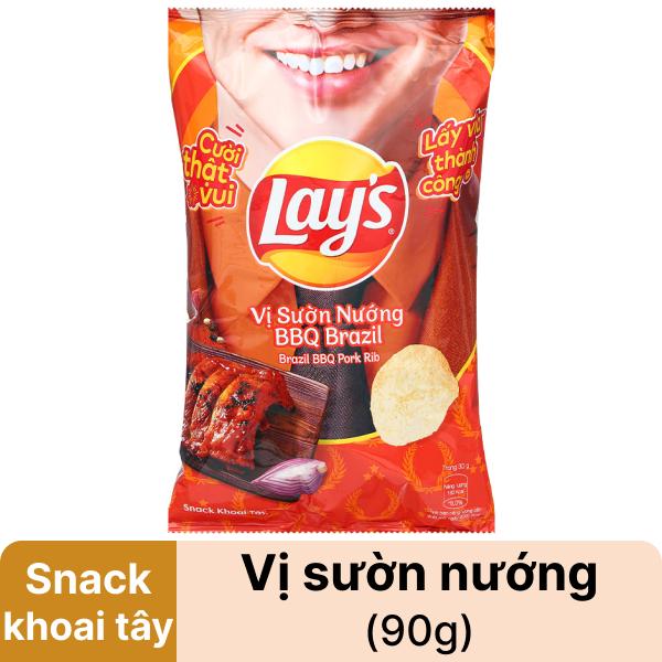 Khoai tây vị sườn nướng Lay's 90g giá tốt tại Bách hoá XANH