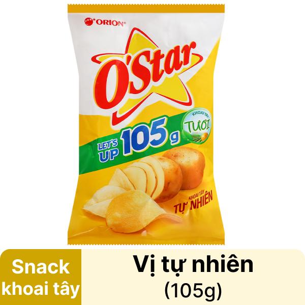 Snack khoai tây vị tự nhiên O'Star 105g tại Bách hóa XANH