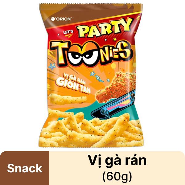 Snack vị gà rán giòn tan Toonies gói 60g tại Bách hóa XANH