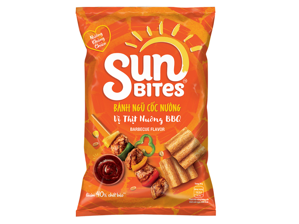 Bánh ngũ cốc thịt nướng BBQ Sunbites 75g tại Bách hóa XNAH