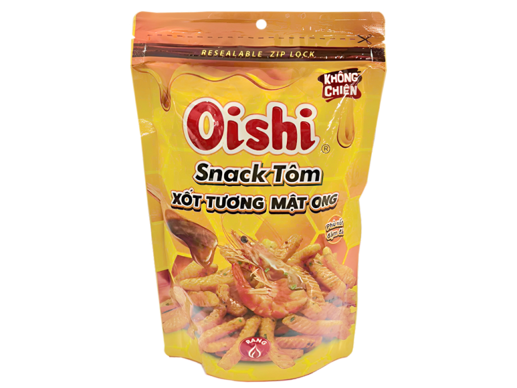 Snack tôm xốt tương mật ong Oishi gói 70g tại Bách hóa XANH