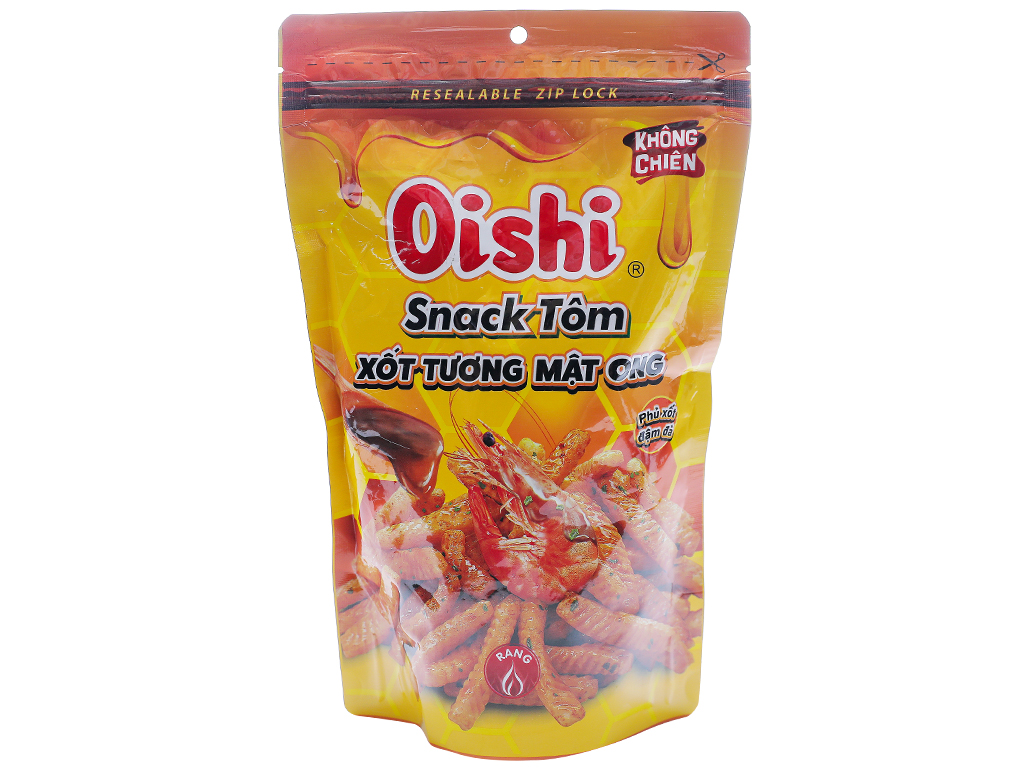 Snack tôm xốt tương mật ong Oishi gói 70g tại Bách hóa XANH