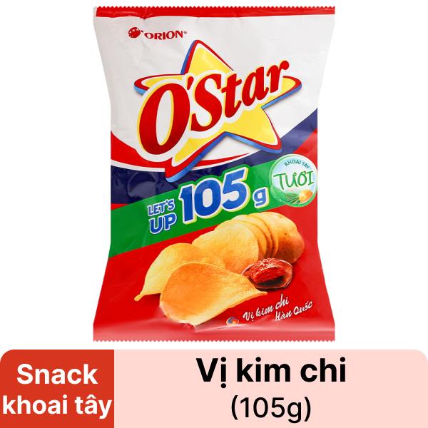 Snack khoai tây OStar kim chi 105g tại Bách hoá XANH