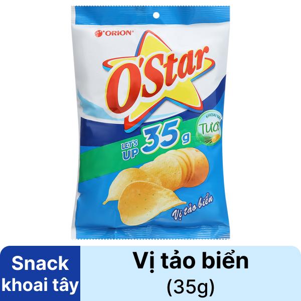 Snack vị tảo biển o'star gói 35g giá tốt tại Bách hoá XANH