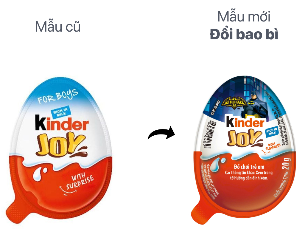 Socola trứng Kinder Joy trai 20g giá tốt tại Bách hoá XANH
