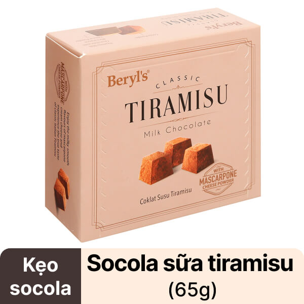 Socola sữa Beryl's Classic Tiramisu 65g tại Bách hoá XANH