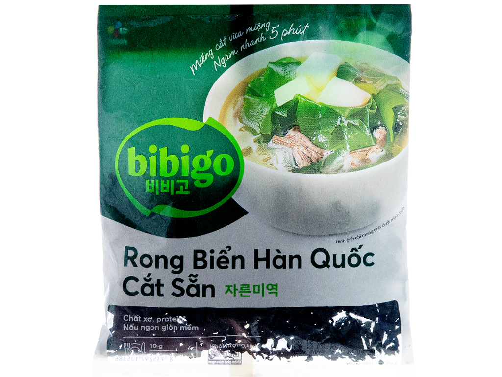 Rong biển hàn quốc cắt sẵn Bibigo gói 20g tại Bách hóa XANH