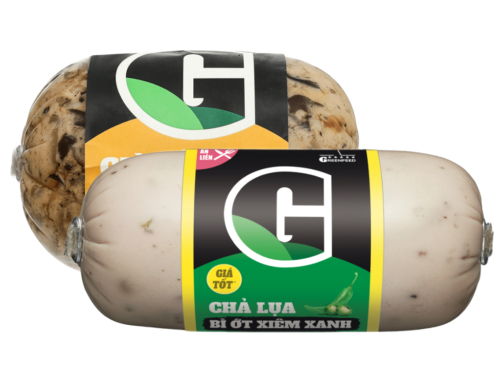 Chả lụa bì ớt xiêm xanh 450g và giò thủ G Kitchen 475g