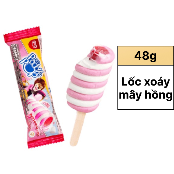 Kem Paddle Pop lốc mây hồng 48g giá tốt tại Bách hoá XANH