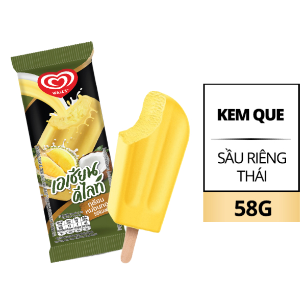 Kem Wall's sầu riêng Thái cây 58g giá tốt tại Bách hoá XANH