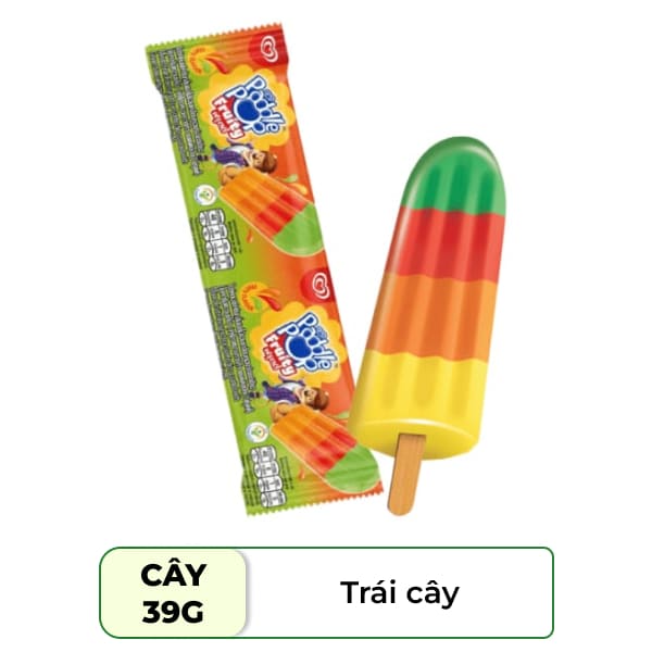 Kem que Paddle Pop trái cây 39g giá tốt tại Bách hoá XANH