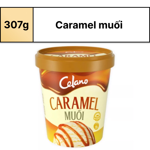 Kem Caramel muối Celano cao cấp 307g tại Bách hoá XANH