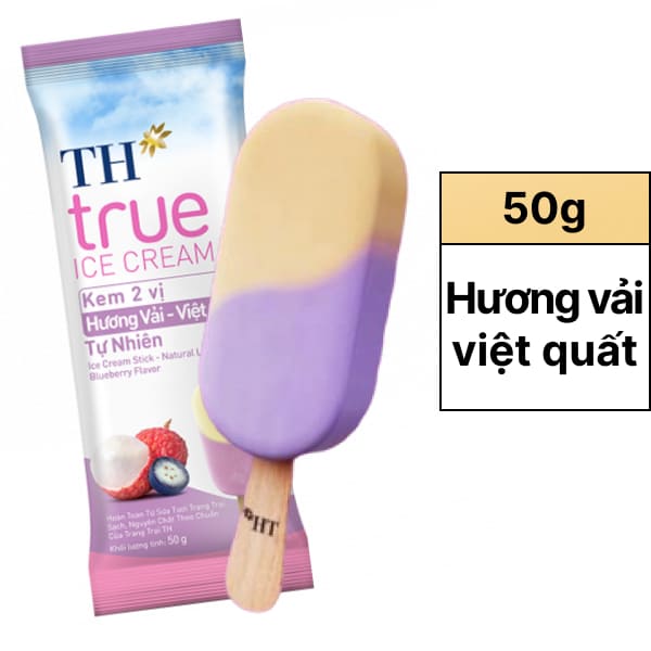 Kem vải việt quất TH cây 50g giá tốt tại Bách hoá XANH