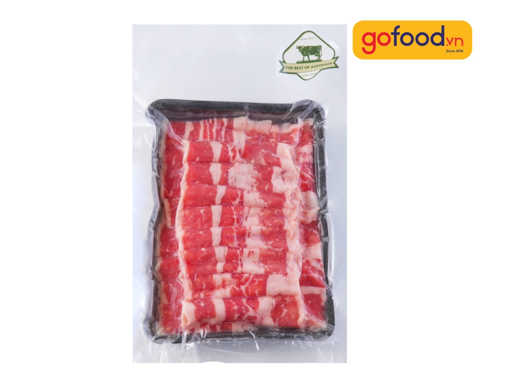 Ba chỉ bò Úc cắt lẩu khay 300g tươi ngon ở Bách hoá XANH