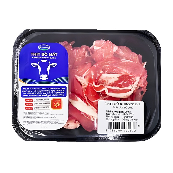 Thịt bò thái lát Vinabeef tươi ngon tại Bách hoá XANH