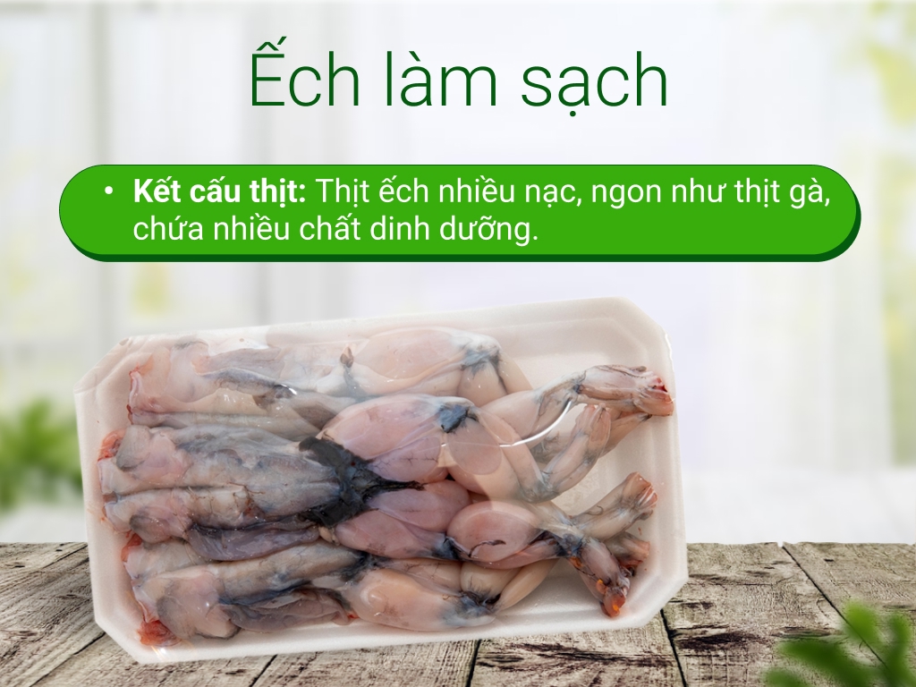 Ếch sống làm sạch giá rẻ tại Bách hoá XANH