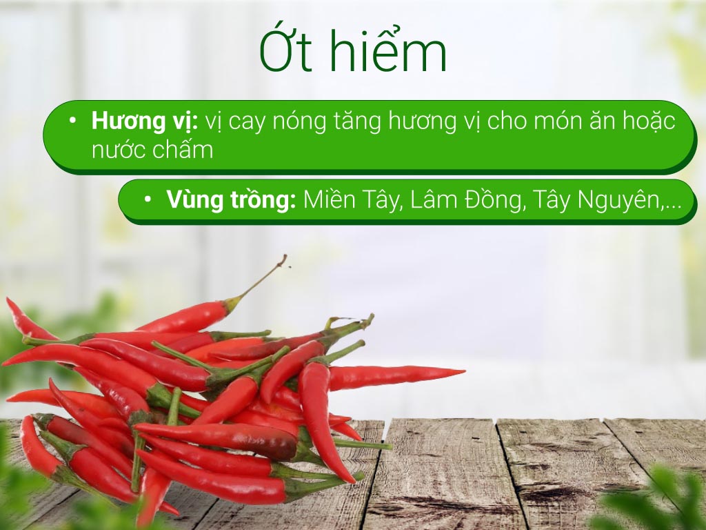 Ớt hiểm 1kg giá tốt tại Bách hoá XANH