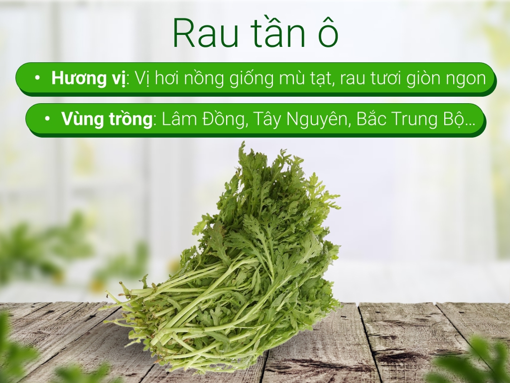 Rau tần ô giá tốt tại Bách hoá XANH